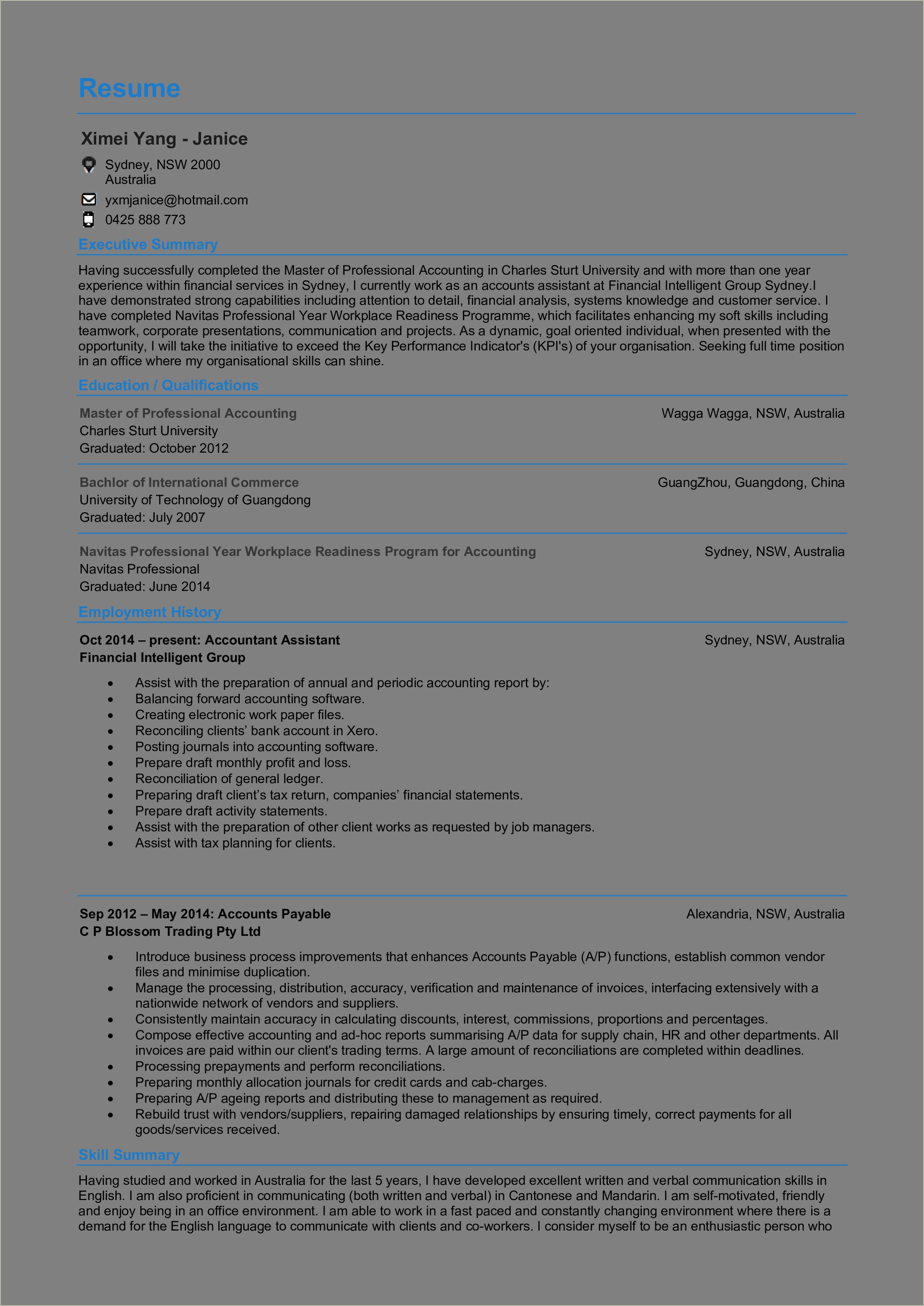 Retail Assistant Resume Sample Australia Resume Example Gallery