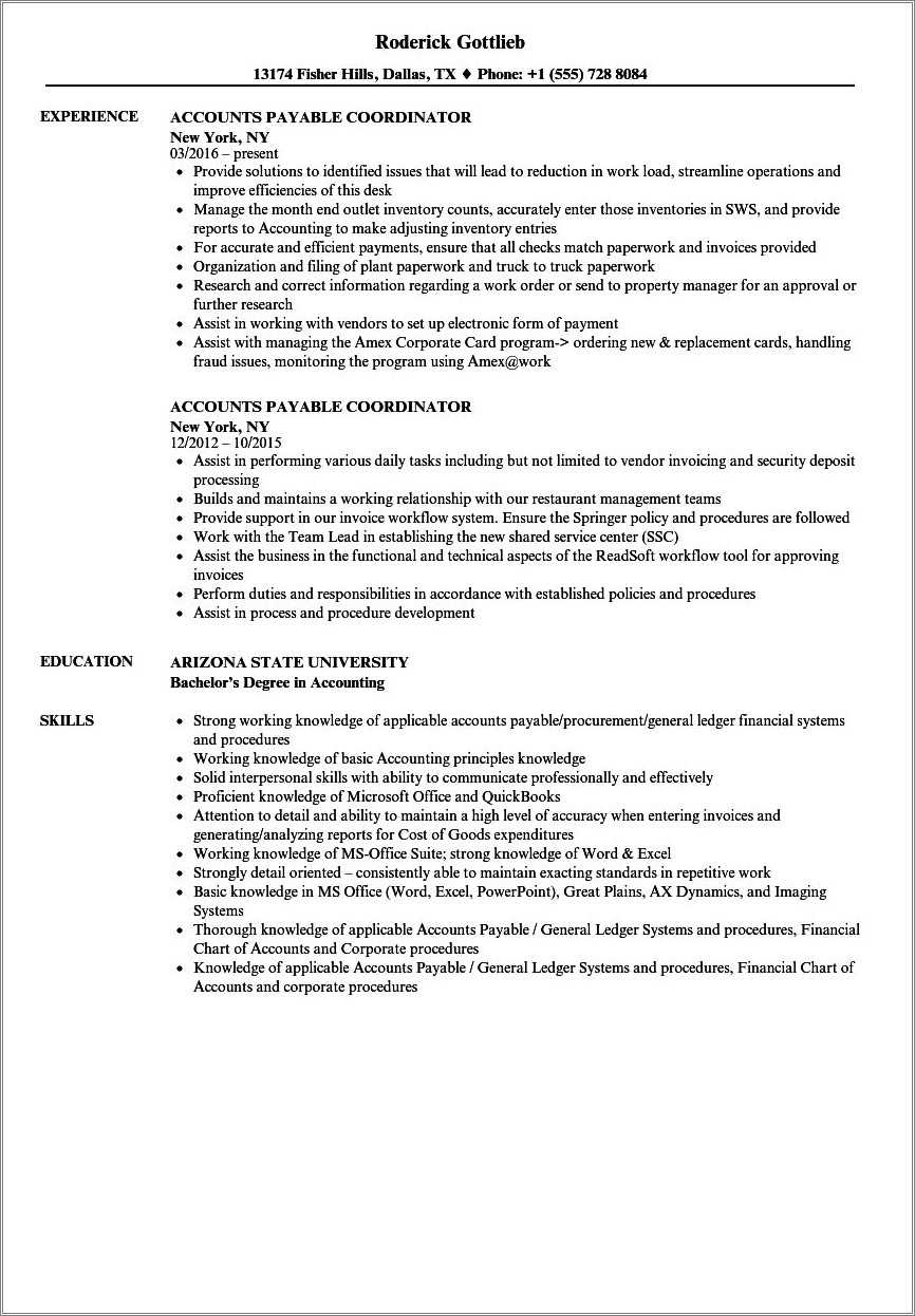 Accounts Payable Description For A Resume Resume Example Gallery accounts-payable-description-for-a-resume-resume-example-gallery