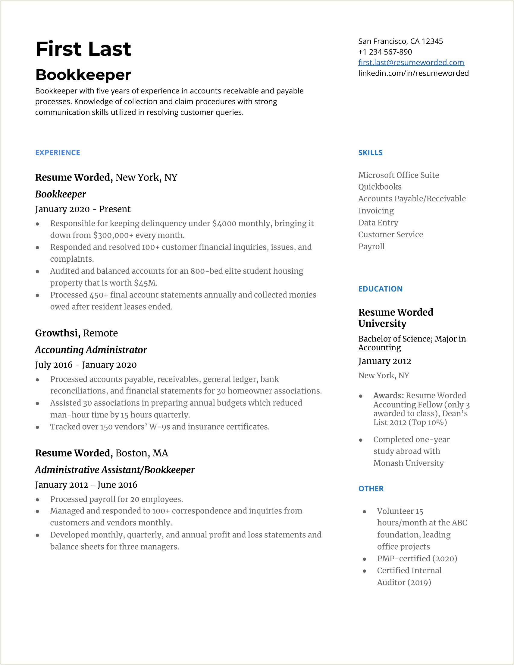 Accounts Receivable Skills List For Resume Resume Example Gallery accounts-receivable-skills-list-for-resume-resume-example-gallery