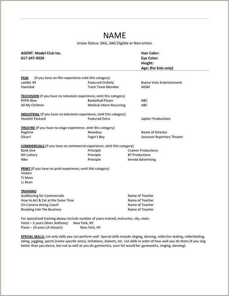 acting-resume-template-no-experience-beginning-resume-example-gallery