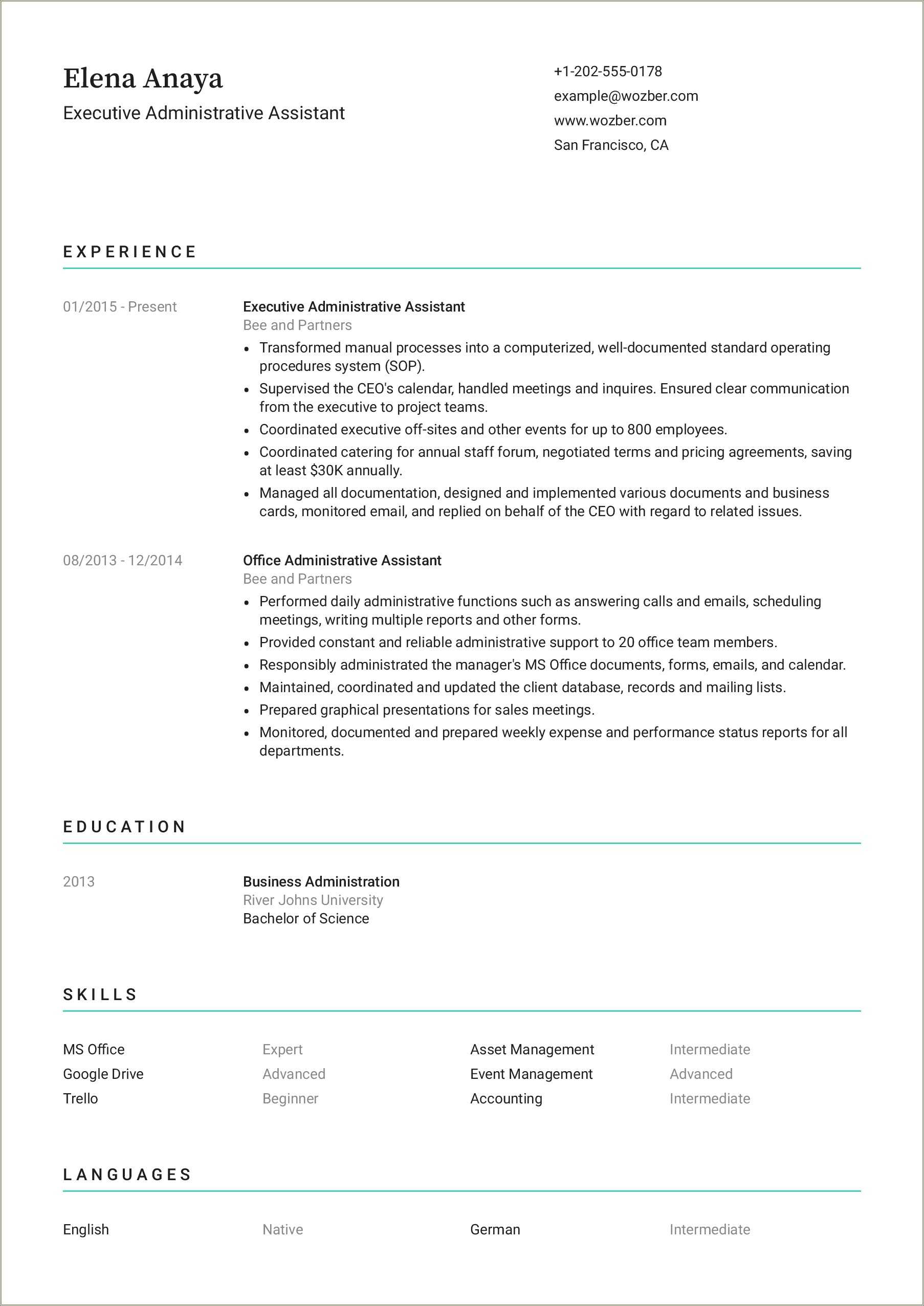 key-skills-of-administrative-assistant-in-resume-resume-example-gallery