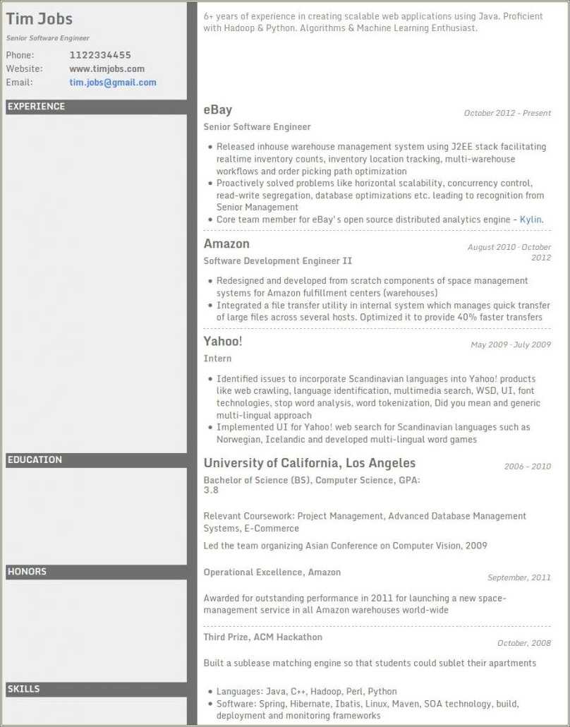 an-example-of-a-functional-resume-resume-example-gallery