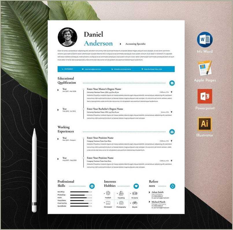 apple-pages-resume-sample-template-resume-example-gallery