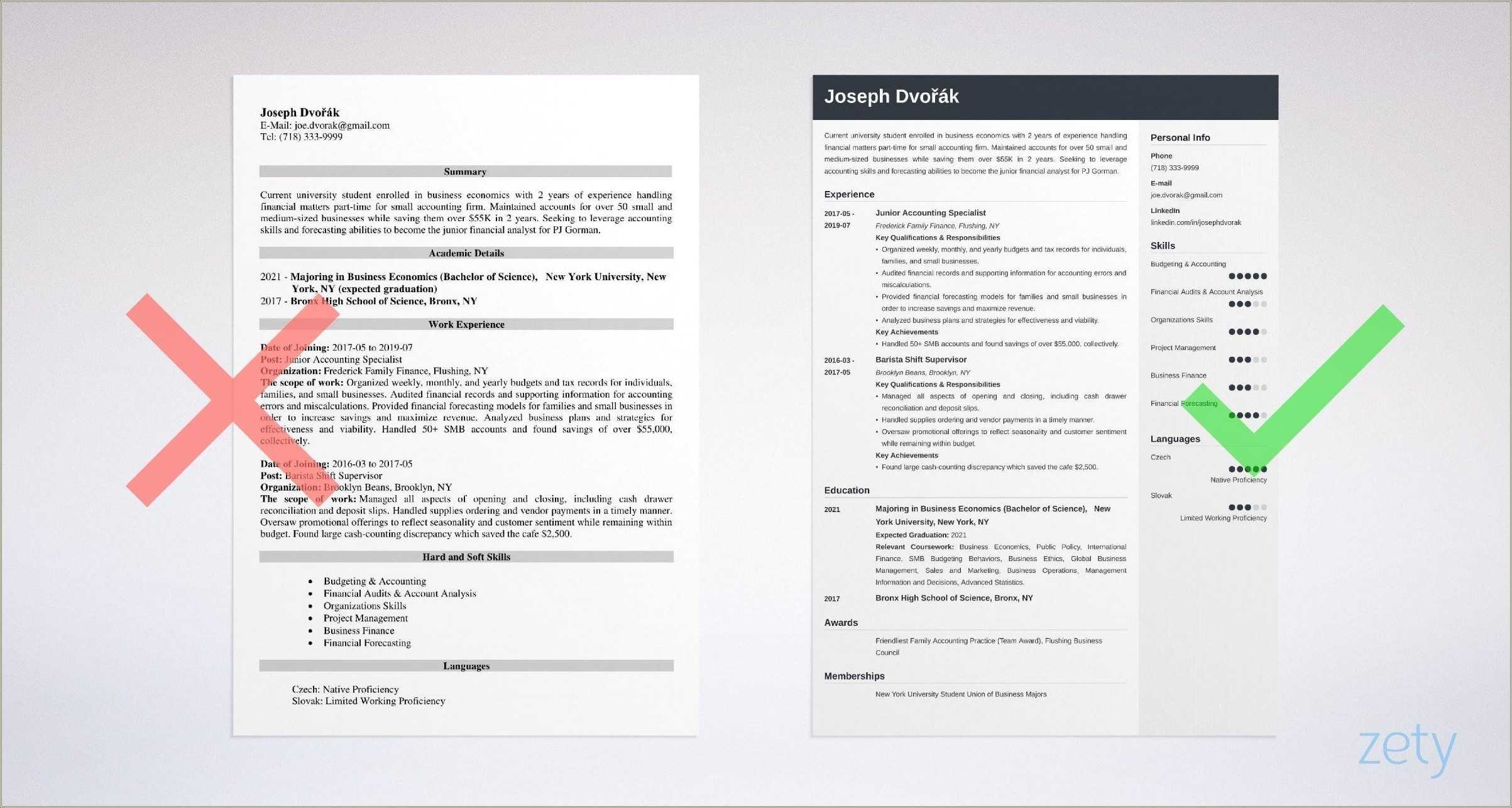 Applying For University Job Resume Example Resume Example Gallery