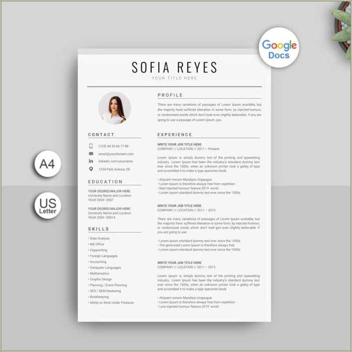 Is There Resume Templates On Google Docs Resume Example Gallery