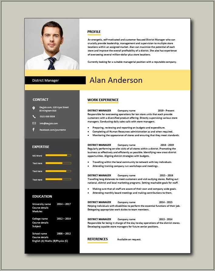 Area Retail Manager Resume Sample Resume Example Gallery area-retail-manager-resume-sample-resume-example-gallery