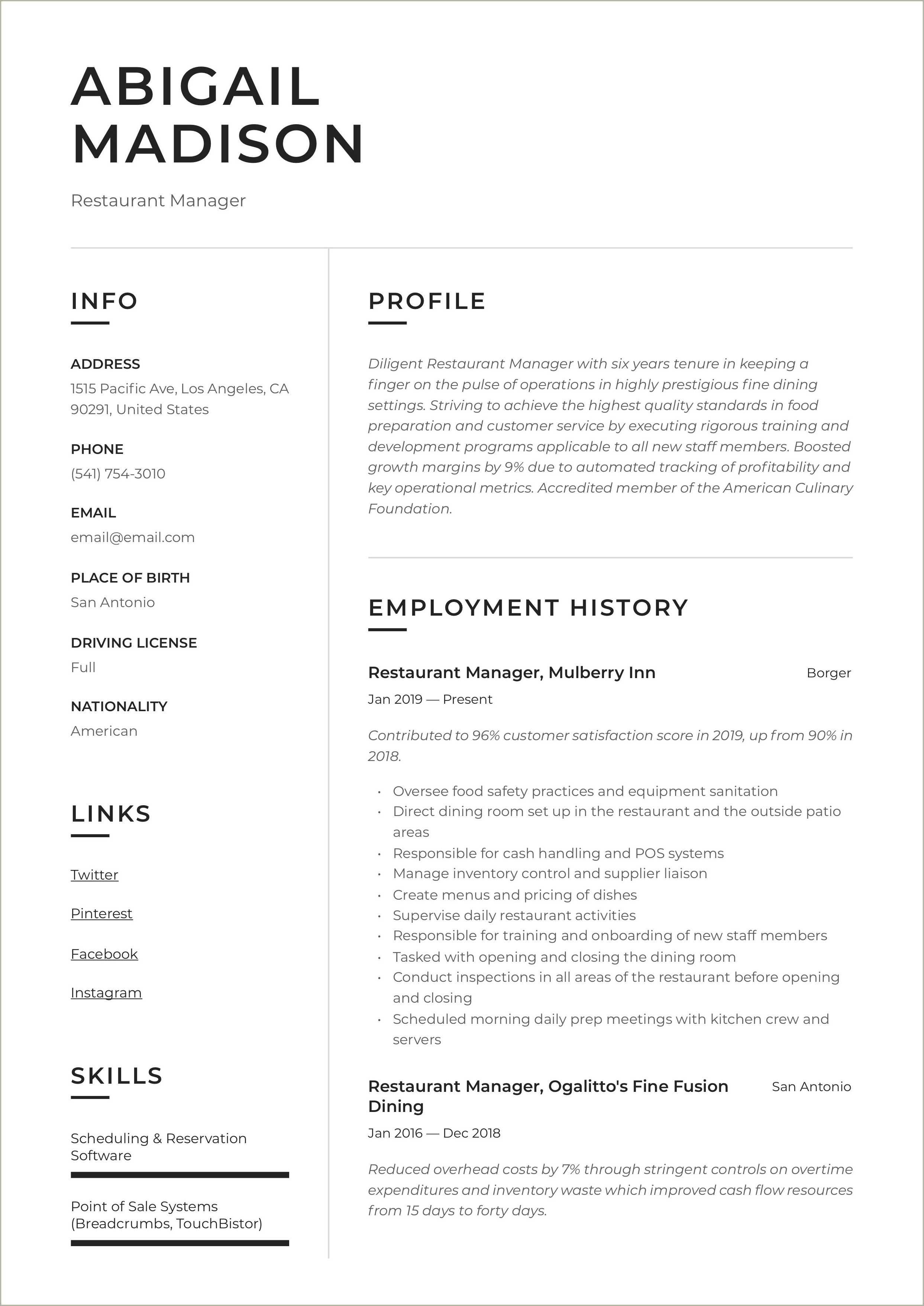 Assistant Hotel Manager Resume Example Resume Example Gallery assistant-hotel-manager-resume-example-resume-example-gallery