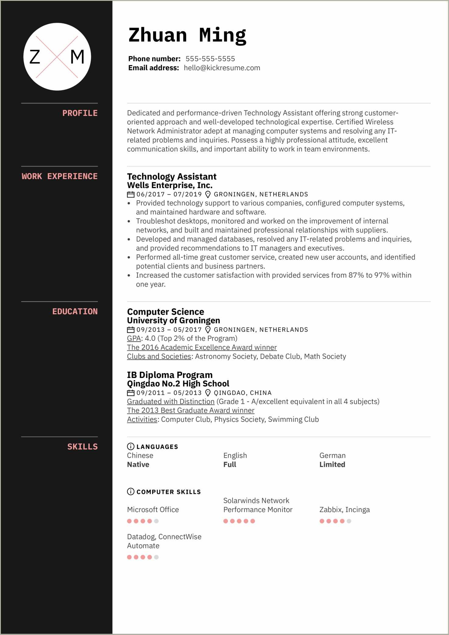 Associate In Information Computer Technology Resume Sample Resume associate-in-information-computer-technology-resume-sample-resume