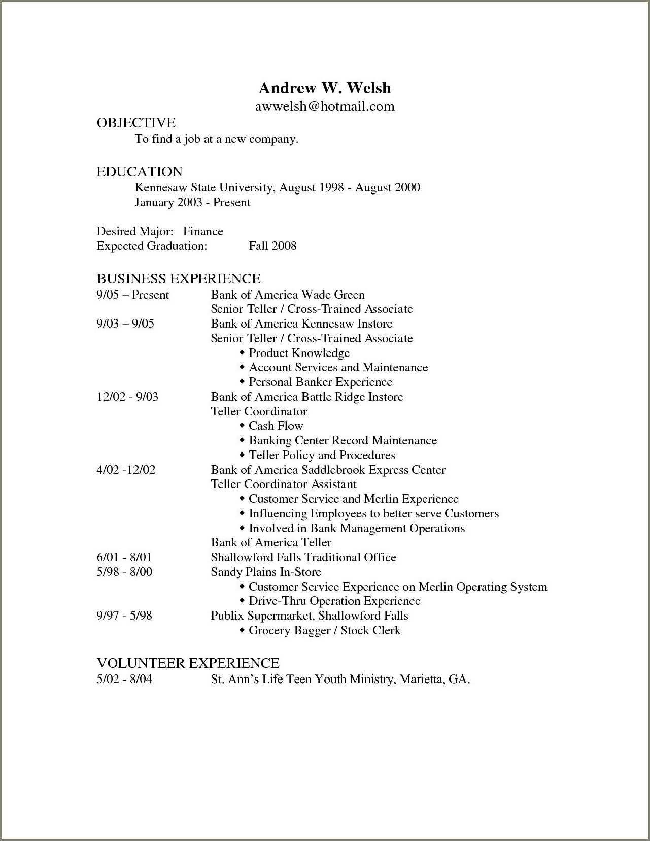 Bank Teller Resume Objective Examples Resume Example Gallery bank-teller-resume-objective-examples-resume-example-gallery