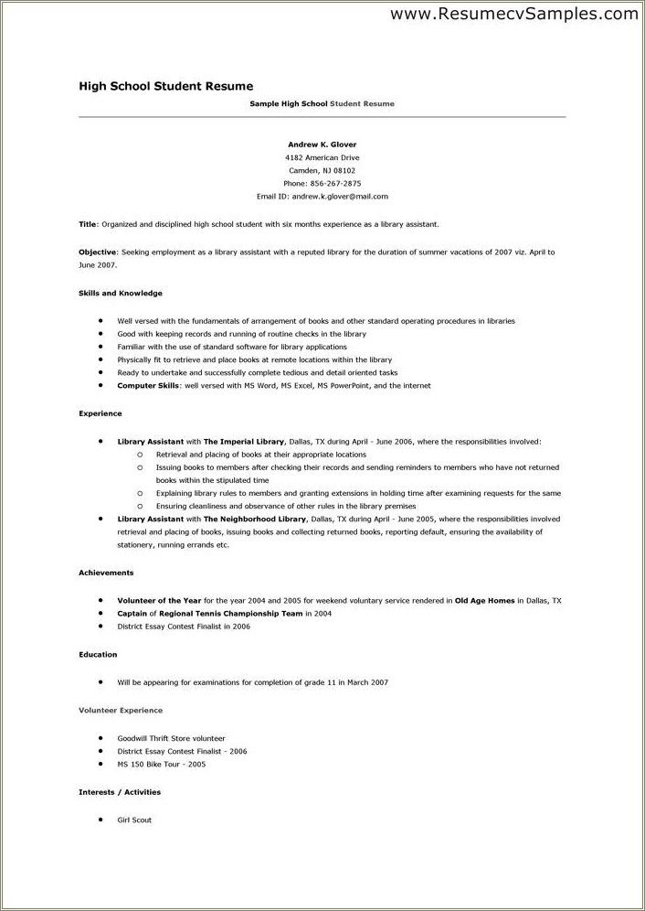 free-printable-resume-template-for-high-school-students-resume