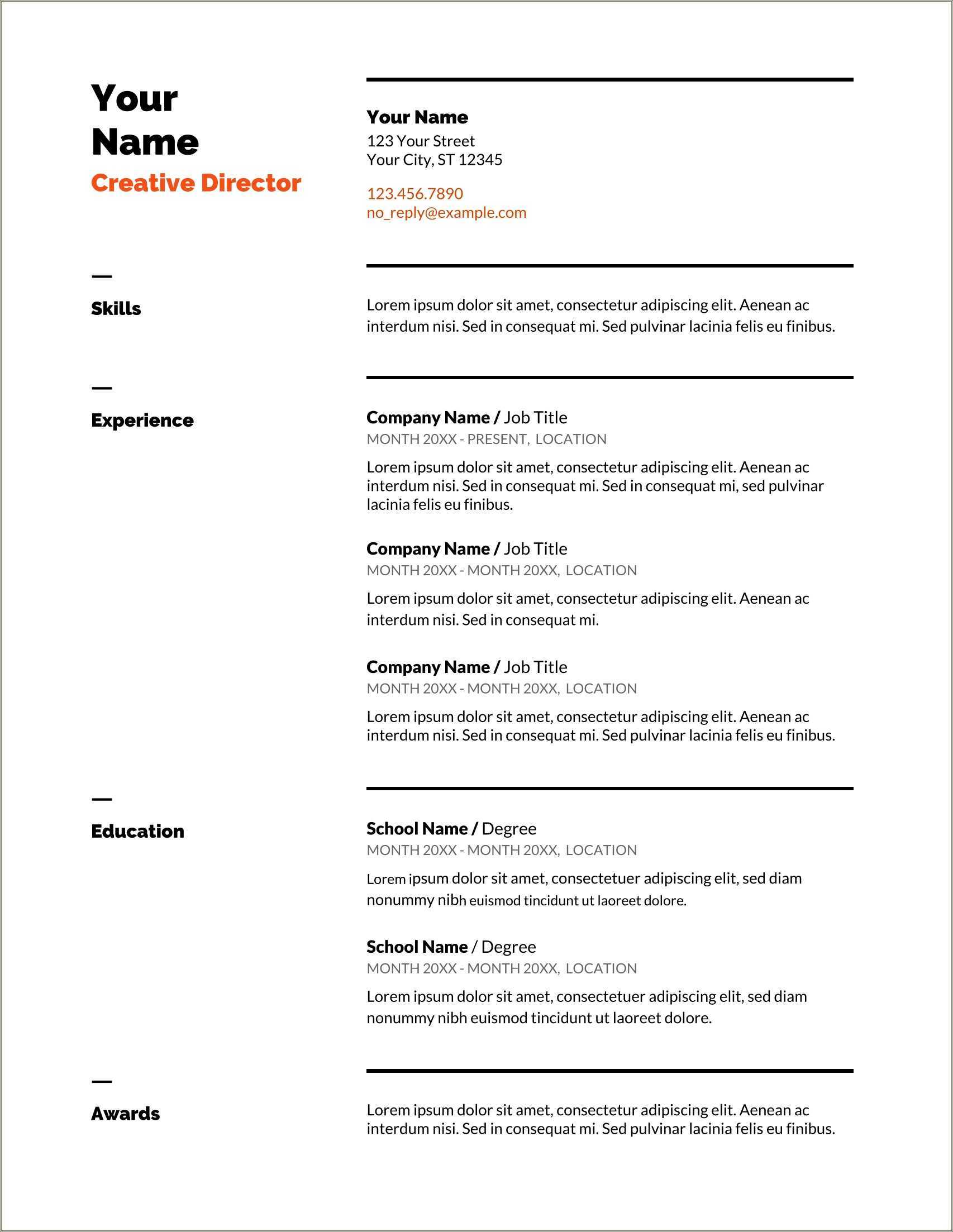 Best Resume Font Google Docs Resume Example Gallery