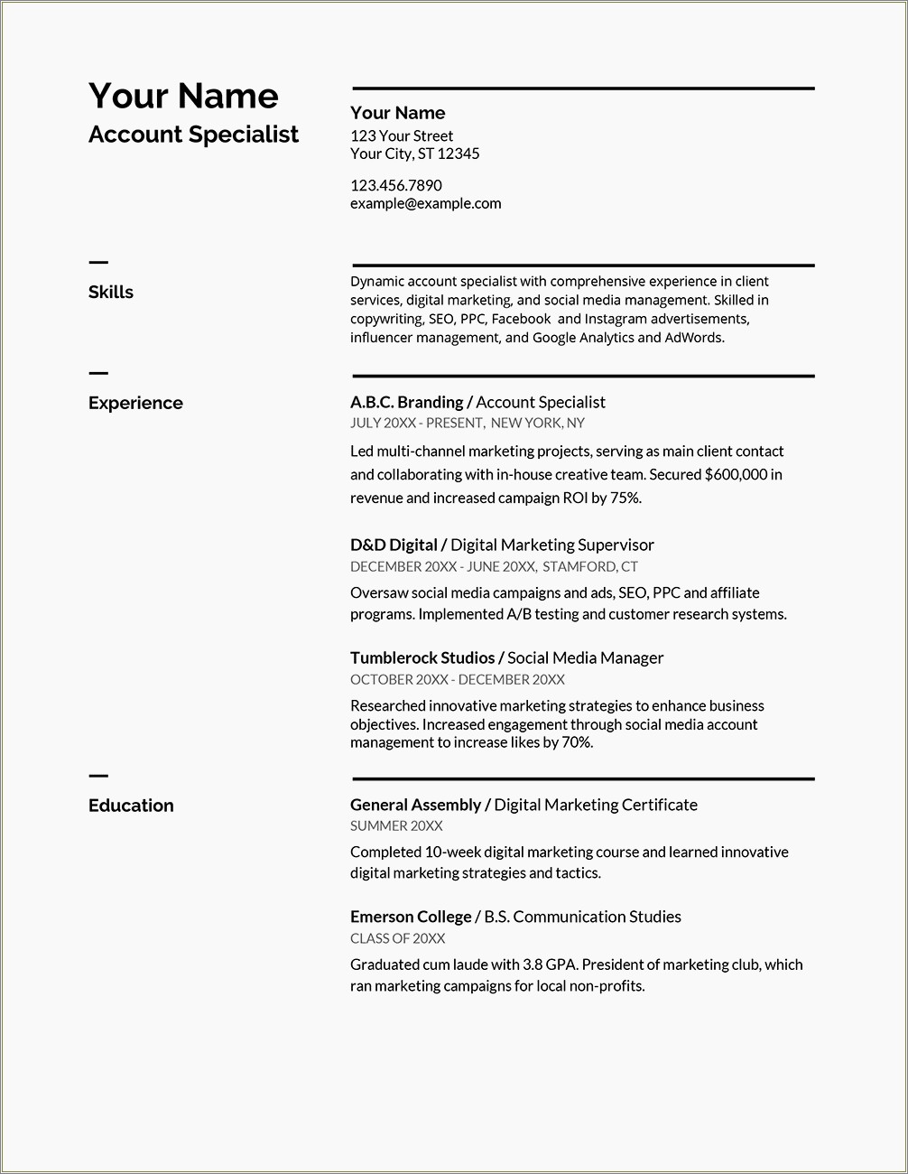 Best Resume Format From Google Docs Resume Example Gallery best-resume-format-from-google-docs-resume-example-gallery