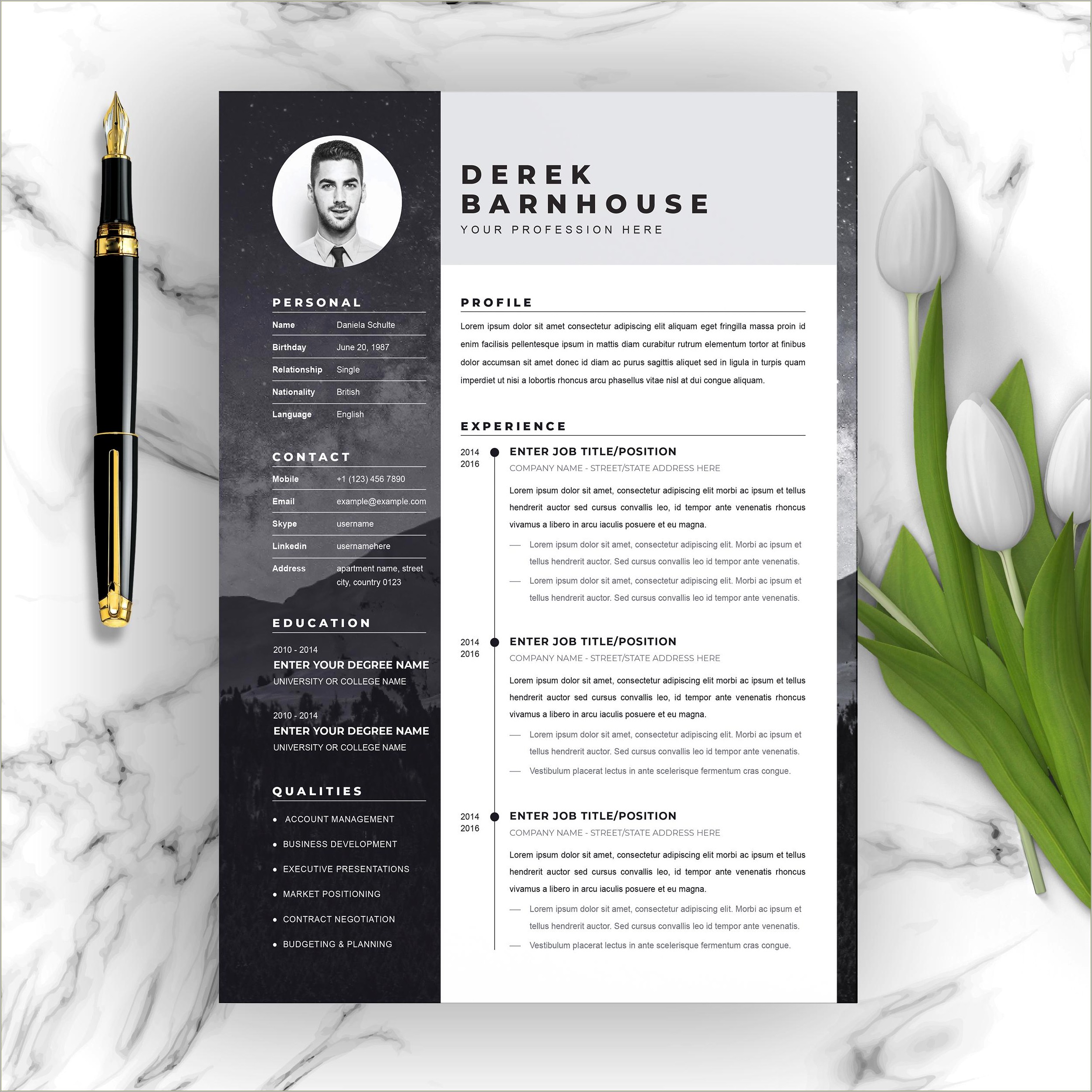 one-page-resume-word-format-free-download-resume-example-gallery
