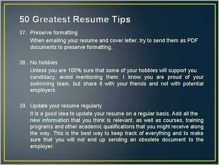 Best Tips For Updating Resume Resume Example Gallery best-tips-for-updating-resume-resume-example-gallery
