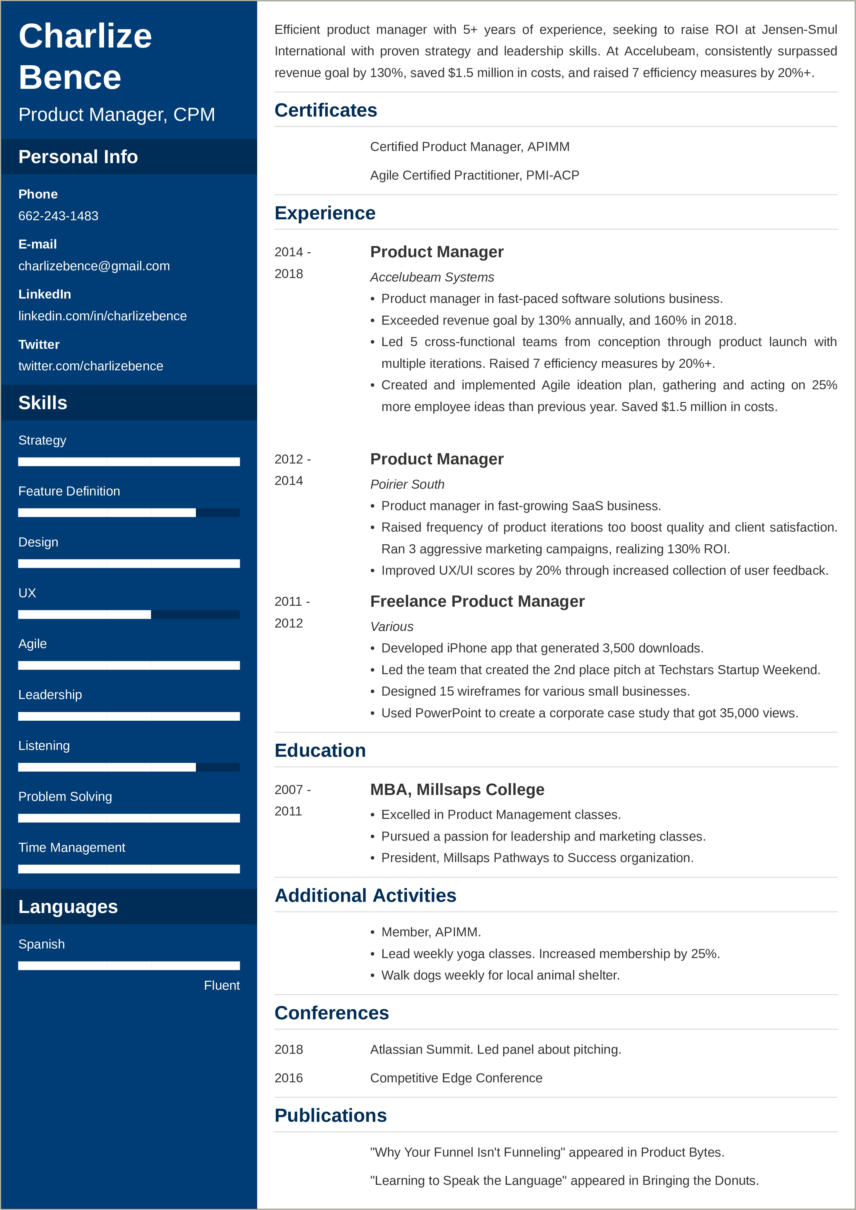Business Development Resume Objective Examples Resume Example Gallery