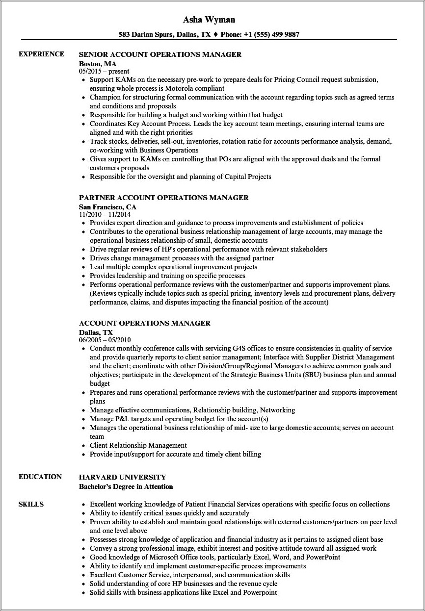 Business Operations Professional Resume Sample Resume Example Gallery business-operations-professional-resume-sample-resume-example-gallery
