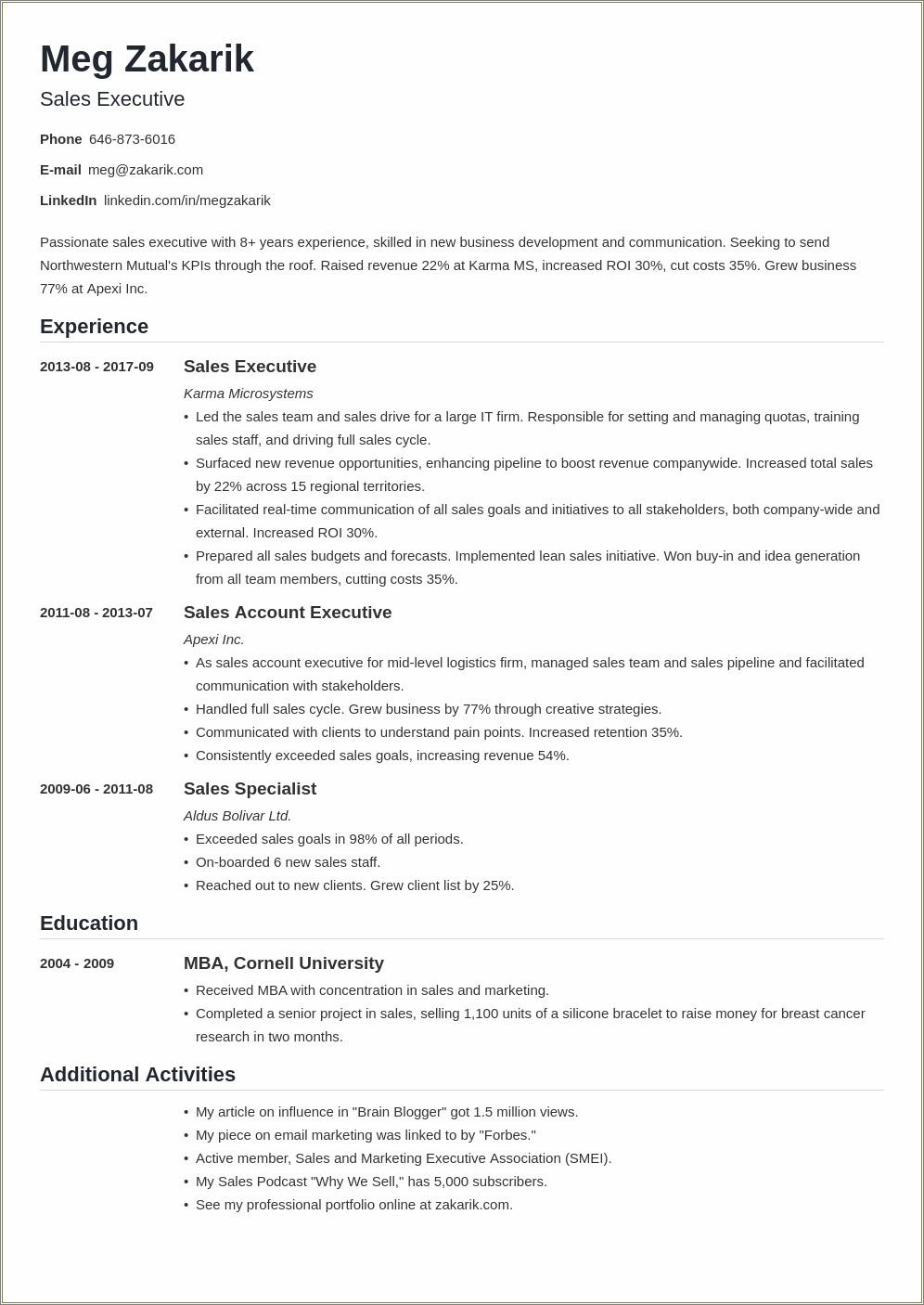 Sales Professional Resume Objective Examples Resume Example Gallery Sales Professional Resume Objective Examples Resume Example Gallery