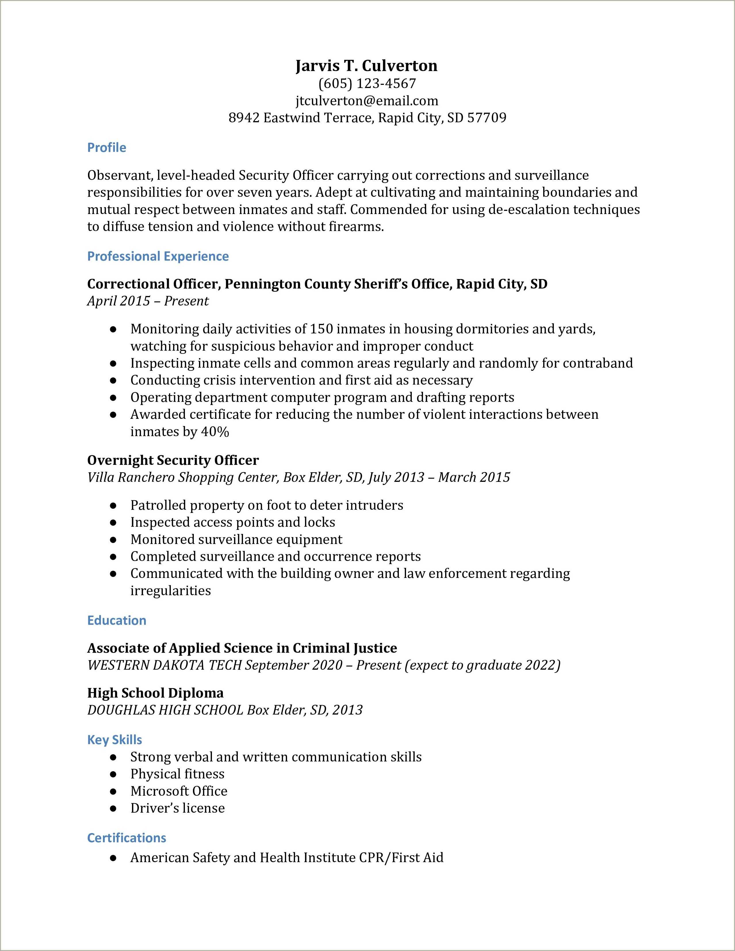 Campus Security Officer Job Description For Resume Resume Example Gallery campus-security-officer-job-description-for-resume-resume-example-gallery