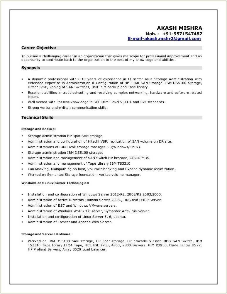 Sample Of Career Objective For Administrative Position