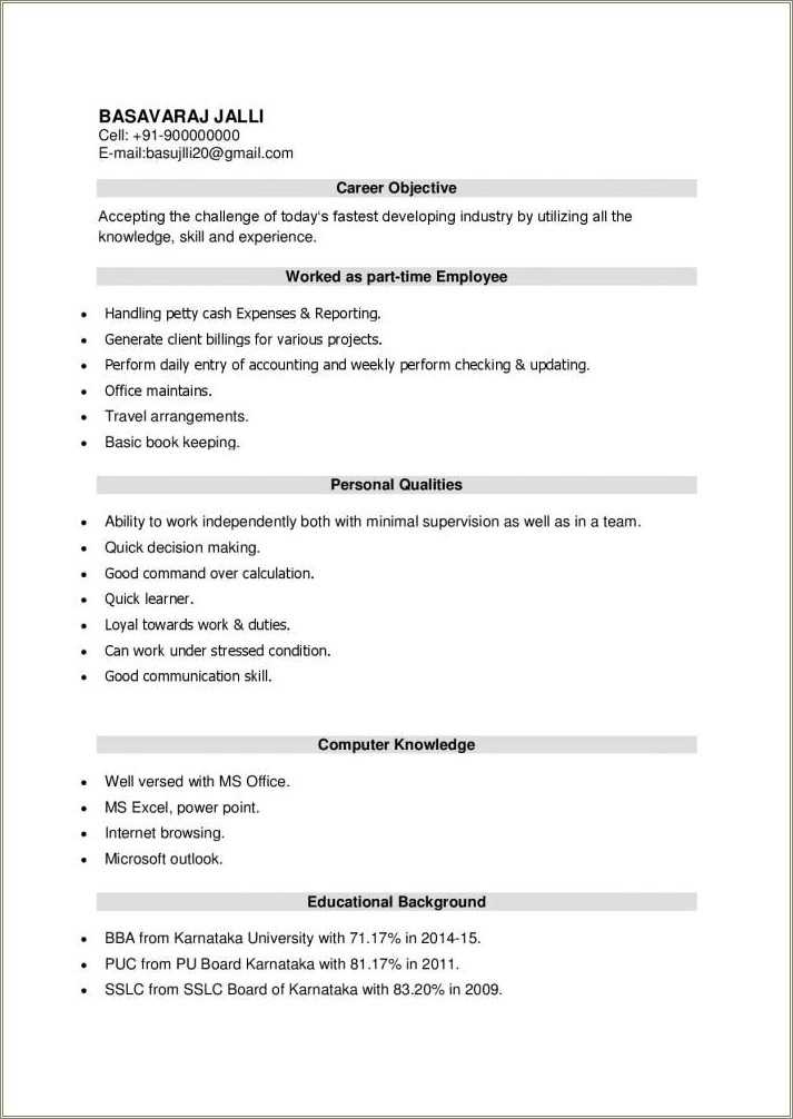 Career Objective For Hr Fresher Resume - Resume Example Gallery Career Objective For Hr Fresher Resume - Resume Example Gallery