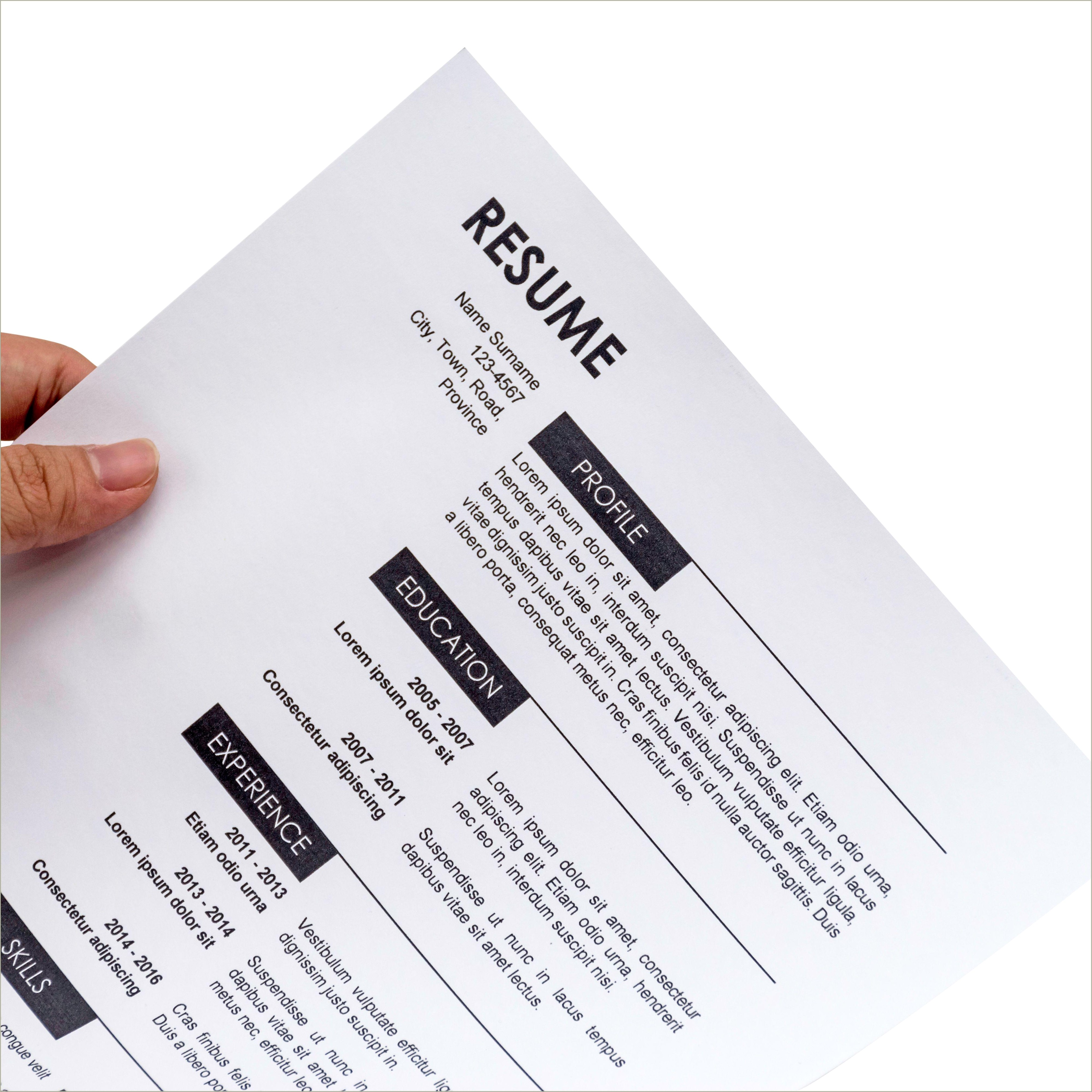 Character Resume Example 3rd Grade Resume Example Gallery