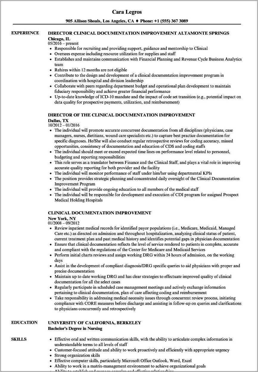 Clinical Documentation Specialist Resume Samples Resume Example Gallery clinical-documentation-specialist-resume-samples-resume-example-gallery