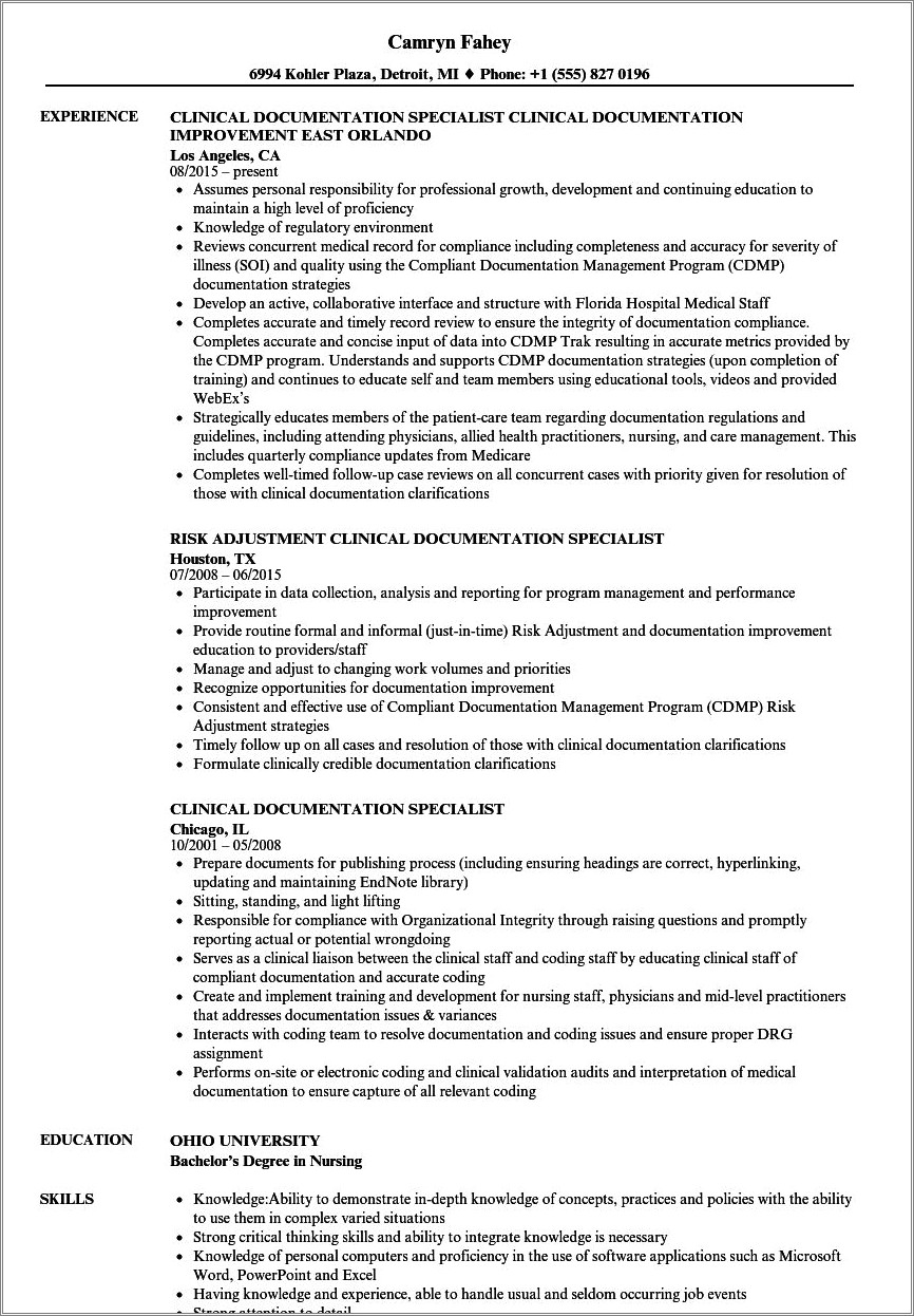 Clinical Nurse Specialist Resume Sample Resume Example Gallery clinical-nurse-specialist-resume-sample-resume-example-gallery