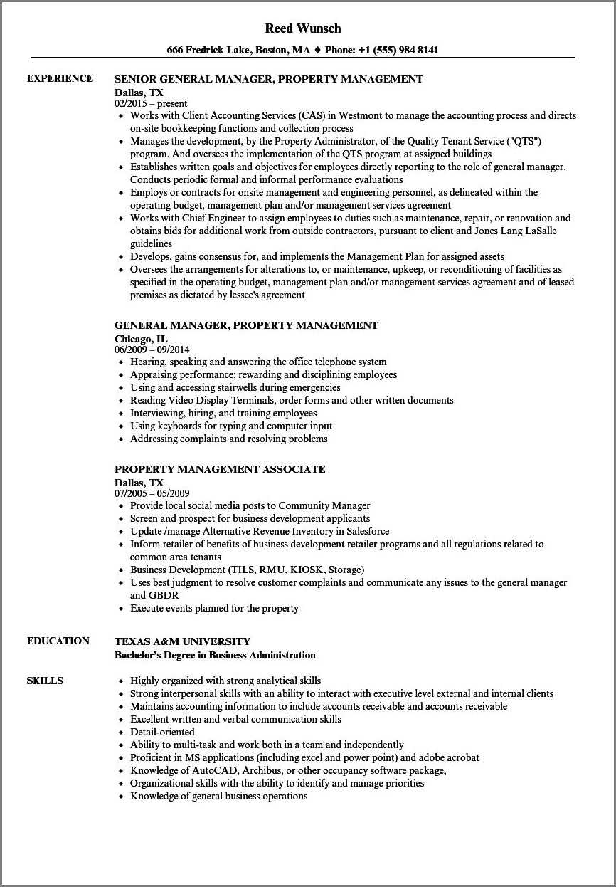 Commercial Property Management Resume Samples Resume Example Gallery commercial-property-management-resume-samples-resume-example-gallery