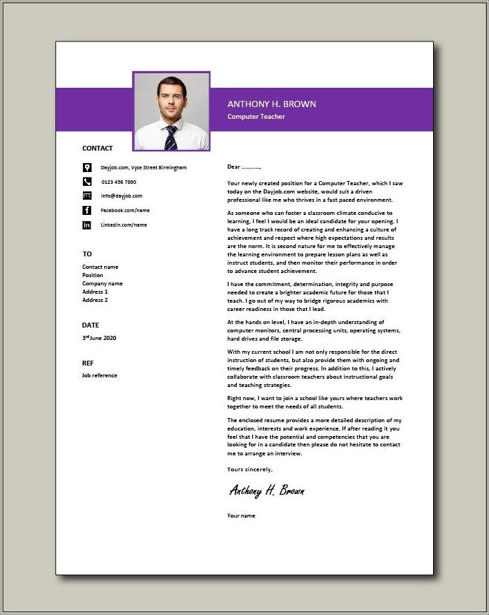 Computer Science Teacher Resume Example Resume Example Gallery