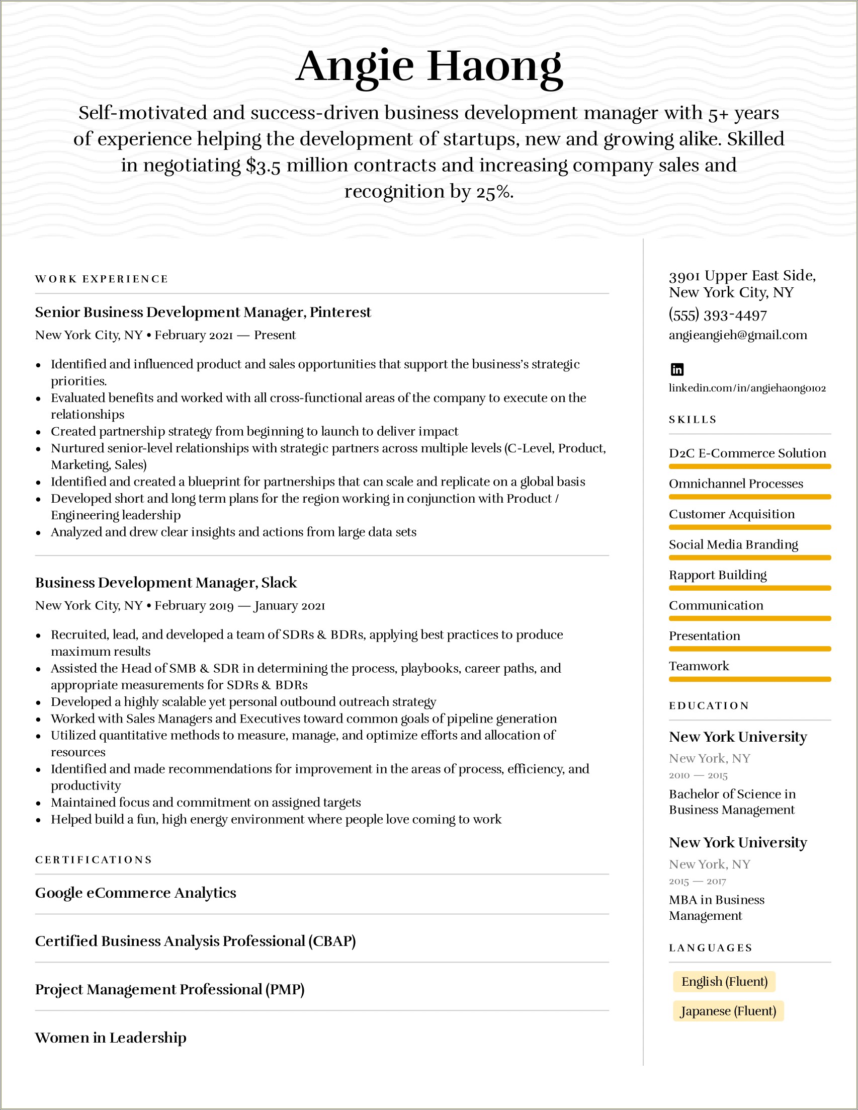 Sample Resume List Computer Skills Resume Example Gallery