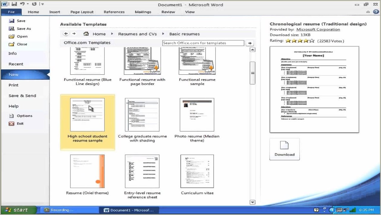 Create A Resume Without Microsoft Word Resume Example Gallery