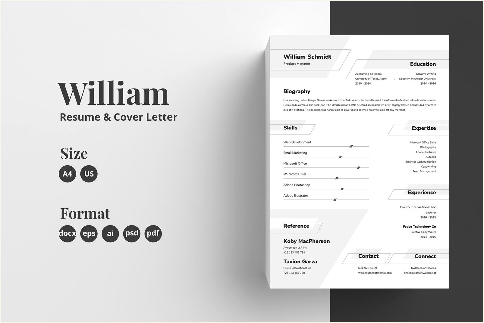 Creative Resume Templates Black And White Resume Example Gallery creative-resume-templates-black-and-white-resume-example-gallery