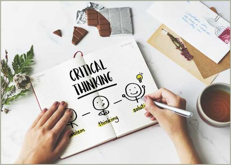 Critical Thinking Skills Resume Deductive Reasoning Resume Example 