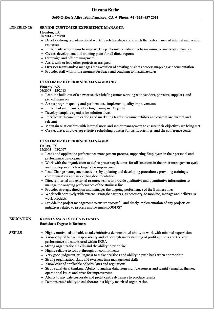Customer Experience Executive Job Description Resume Resume Example customer-experience-executive-job-description-resume-resume-example