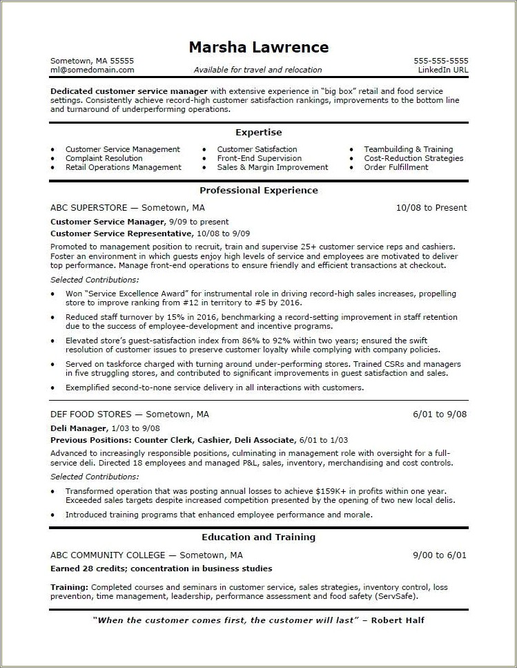 Resume Examples Customer Service Officer Resume Example Gallery
