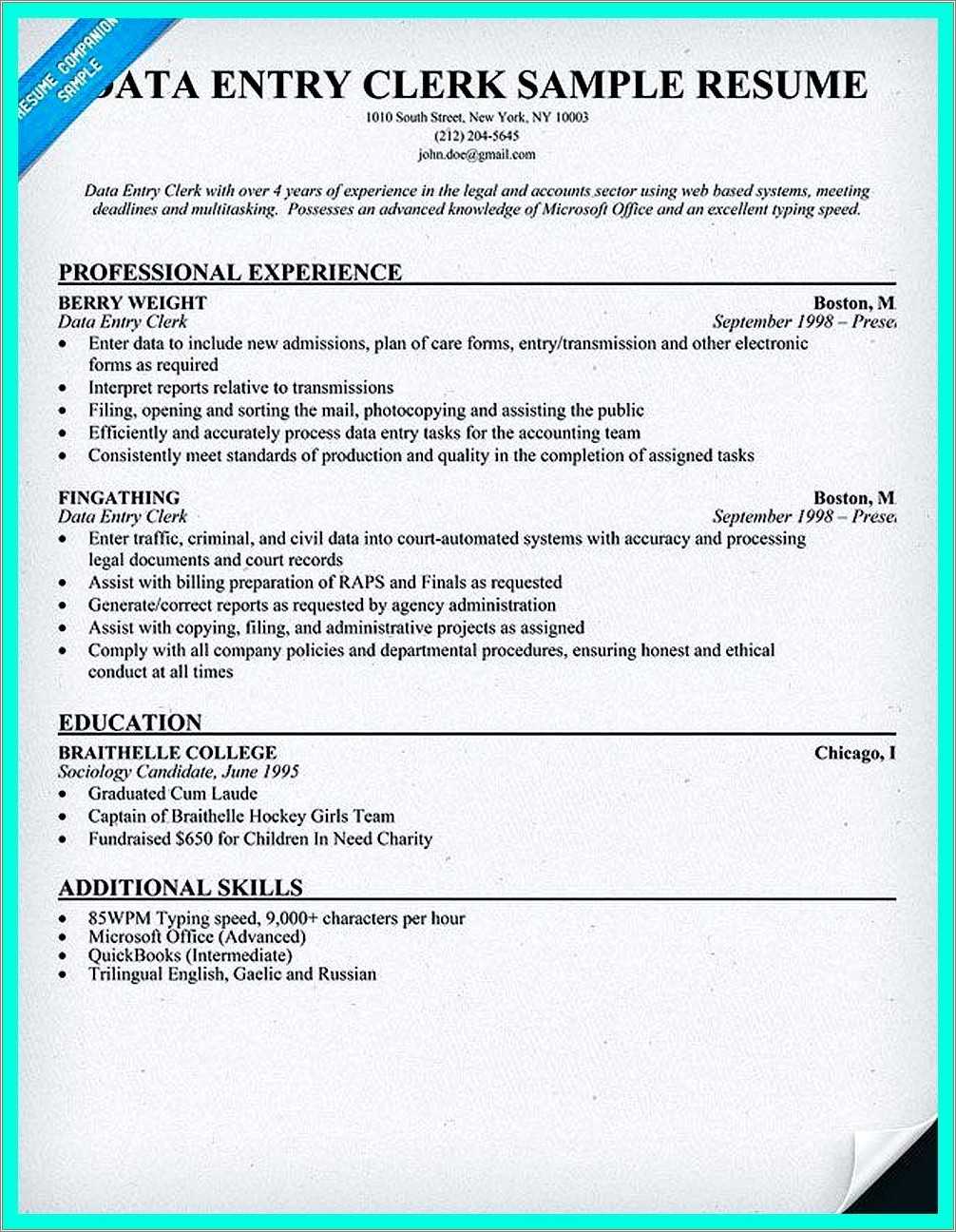 Data Entry Job Sample Resume Resume Example Gallery data-entry-job-sample-resume-resume-example-gallery