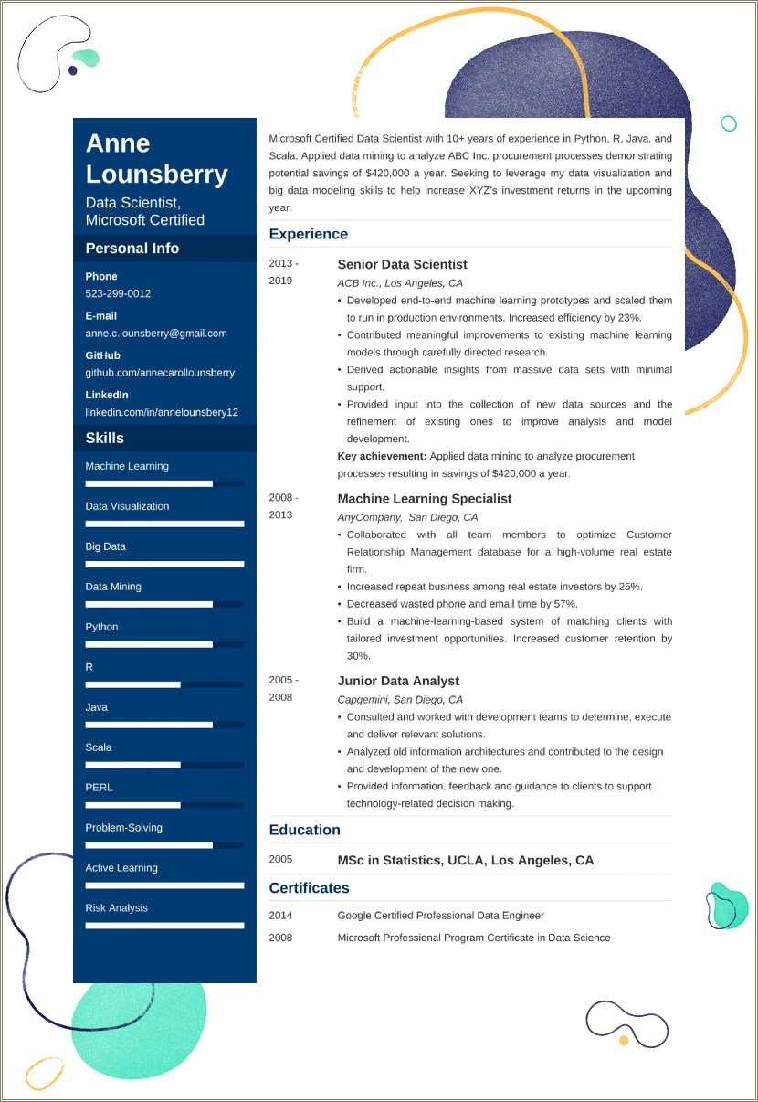 python-data-science-sample-resume-resume-example-gallery