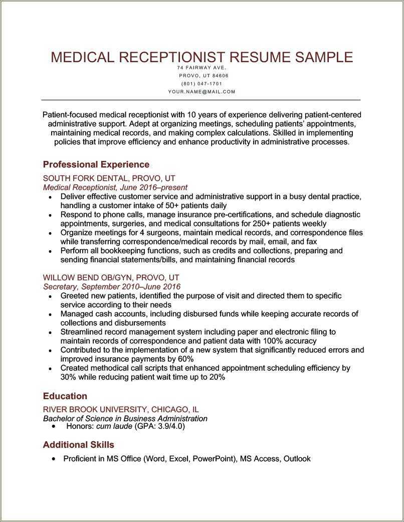 dental-front-desk-resume-sample-resume-example-gallery