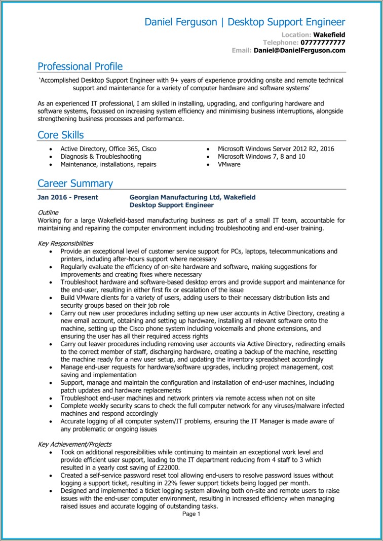 Desktop Support Objective On Resume Resume Example Gallery desktop-support-objective-on-resume-resume-example-gallery