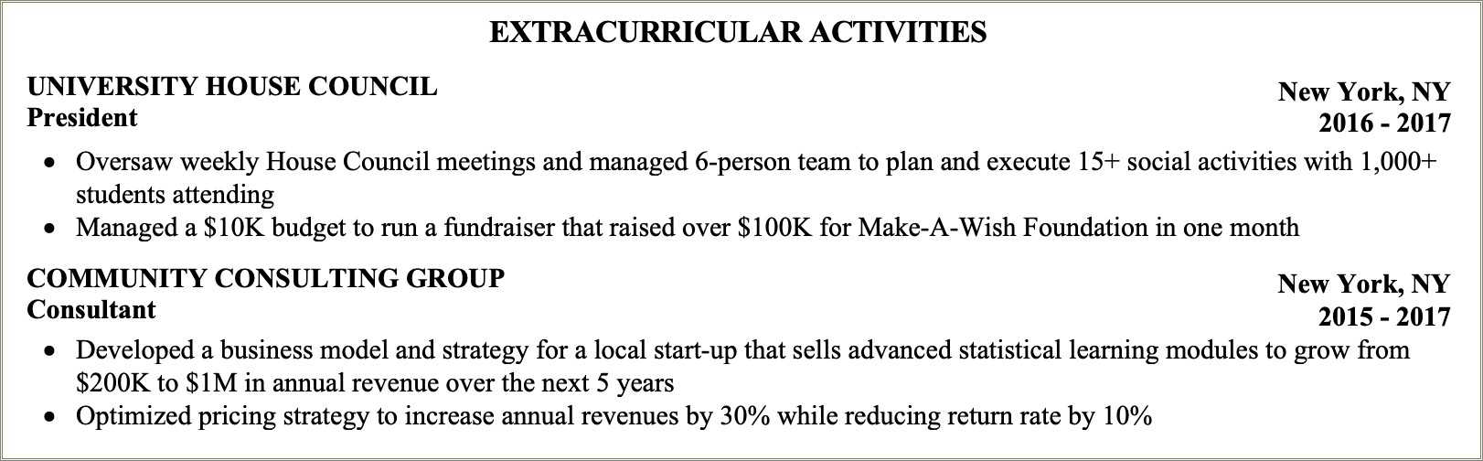 Good Extracurricular Activities To Put On A Resume Resume Example Gallery good-extracurricular-activities-to-put-on-a-resume-resume-example-gallery