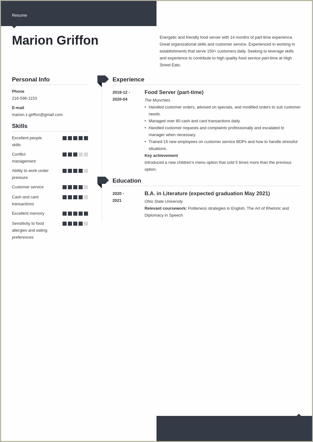 Do You Put Availability On Your Resume Resume Example Gallery