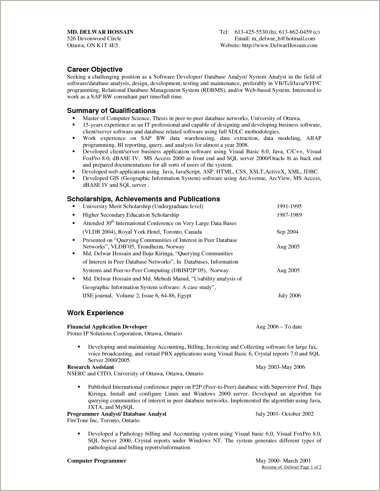 Do s And Don ts Of Resume Objectives Resume Example Gallery