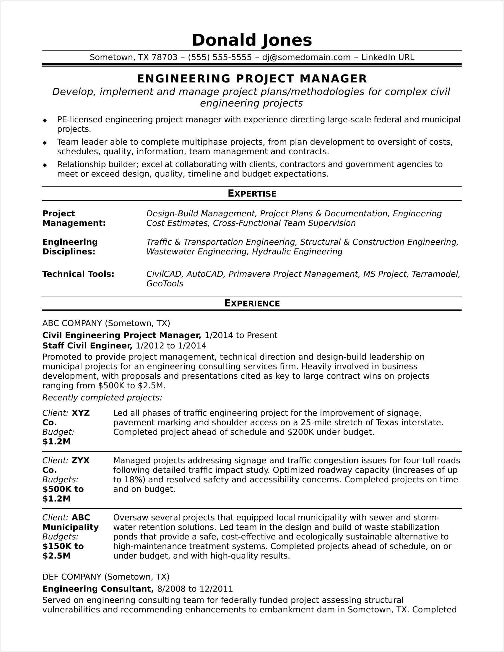 Electrical Project Manager Resume Pdf Resume Example Gallery Electrical Project Manager Resume Pdf Resume Example Gallery