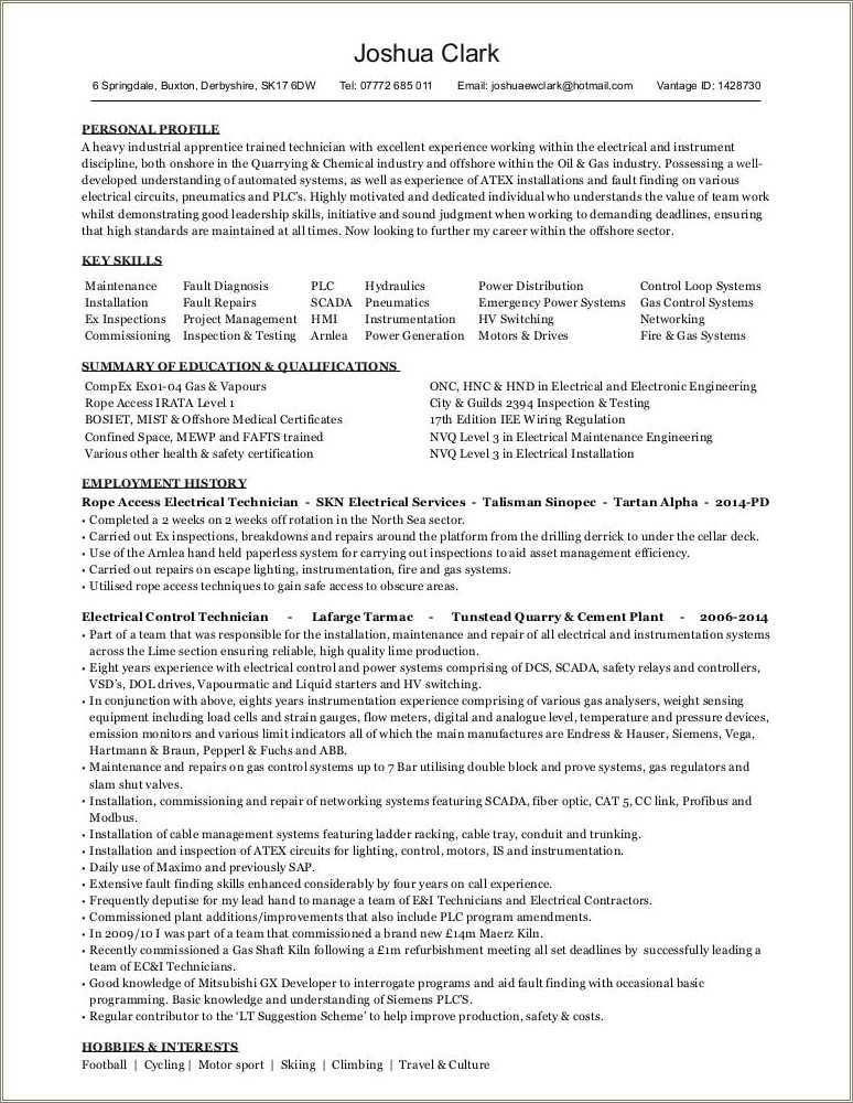 Objective For Electrical Maintenance Resume Resume Example Gallery objective-for-electrical-maintenance-resume-resume-example-gallery