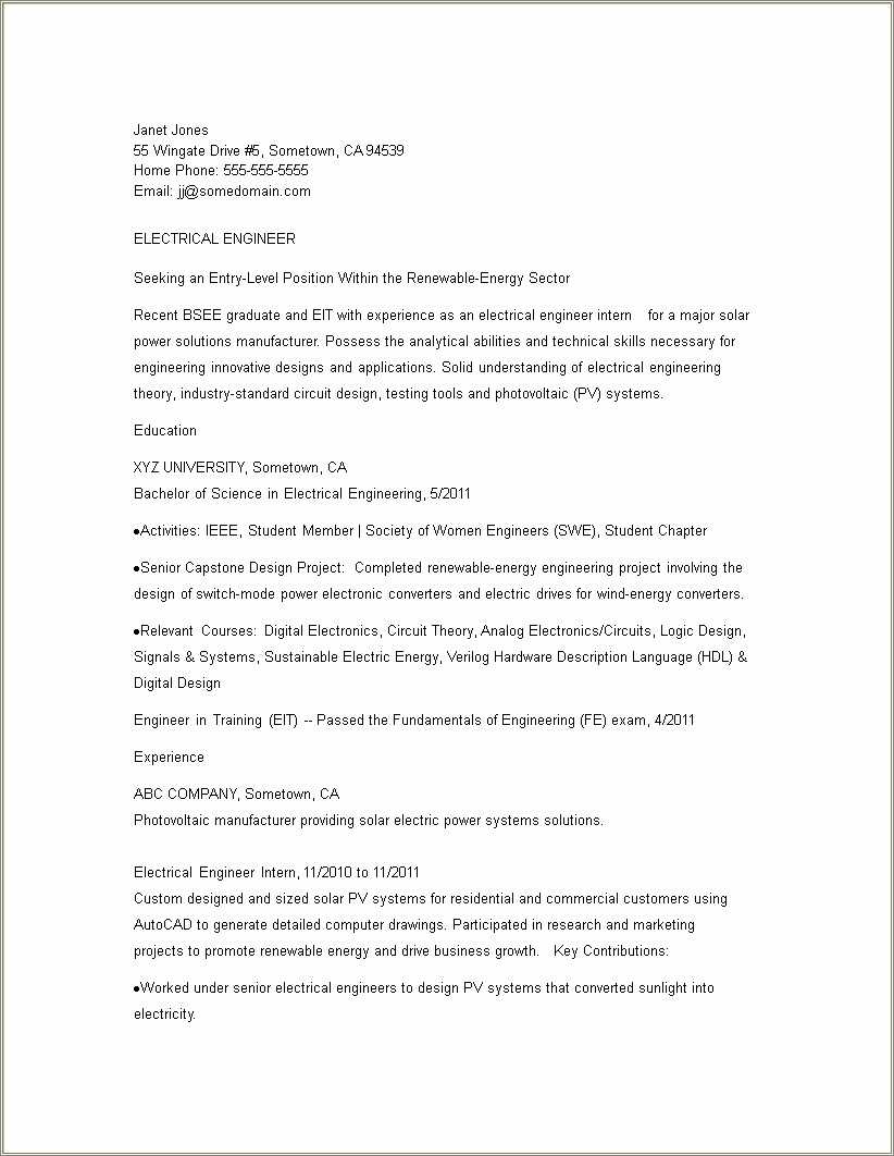 example-of-resume-format-for-student-resume-example-gallery