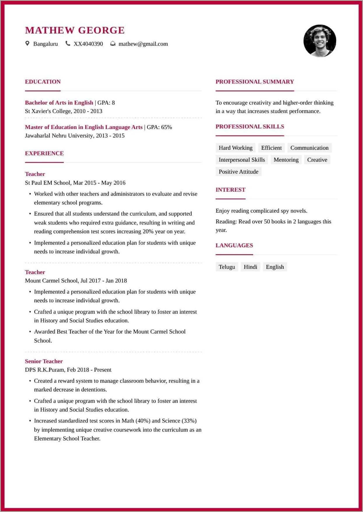 English Teacher Resume Sample Pdf Resume Example Gallery english-teacher-resume-sample-pdf-resume-example-gallery