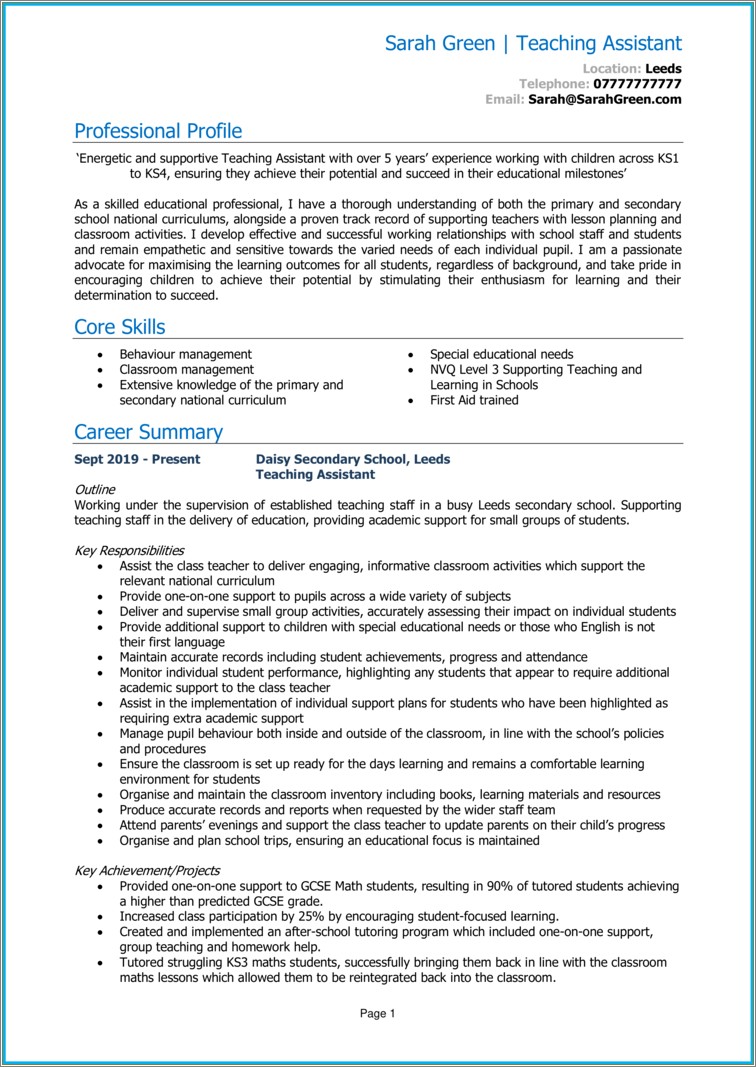 Entry Level Adjunct Professor Resume With No Experience Resume 