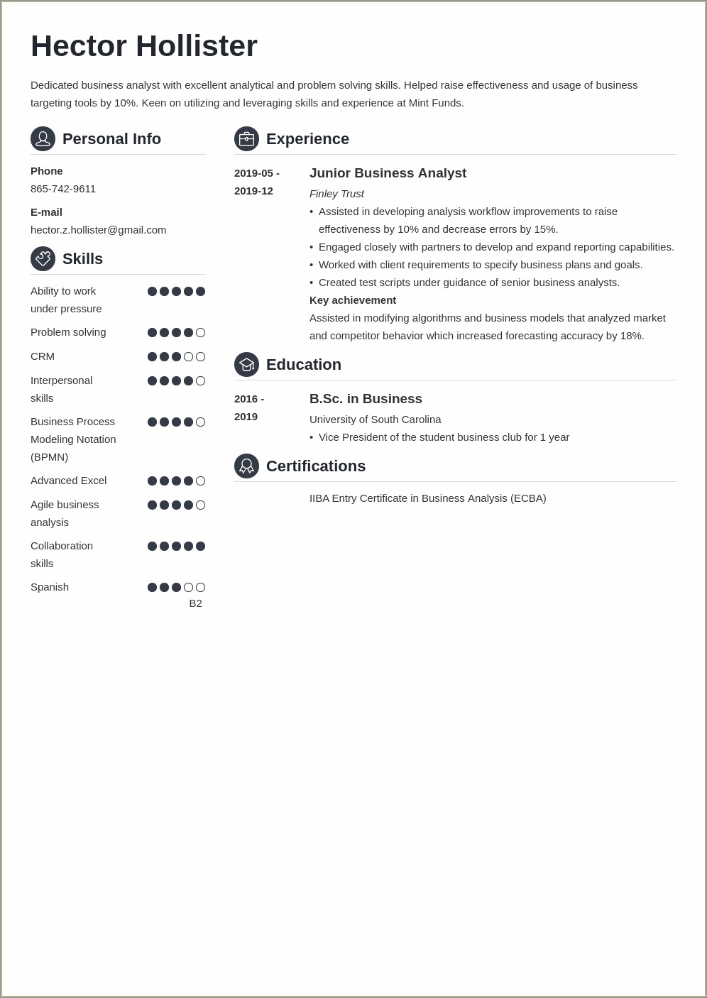 entry-level-business-analyst-summary-statement-resume-resume-example-gallery