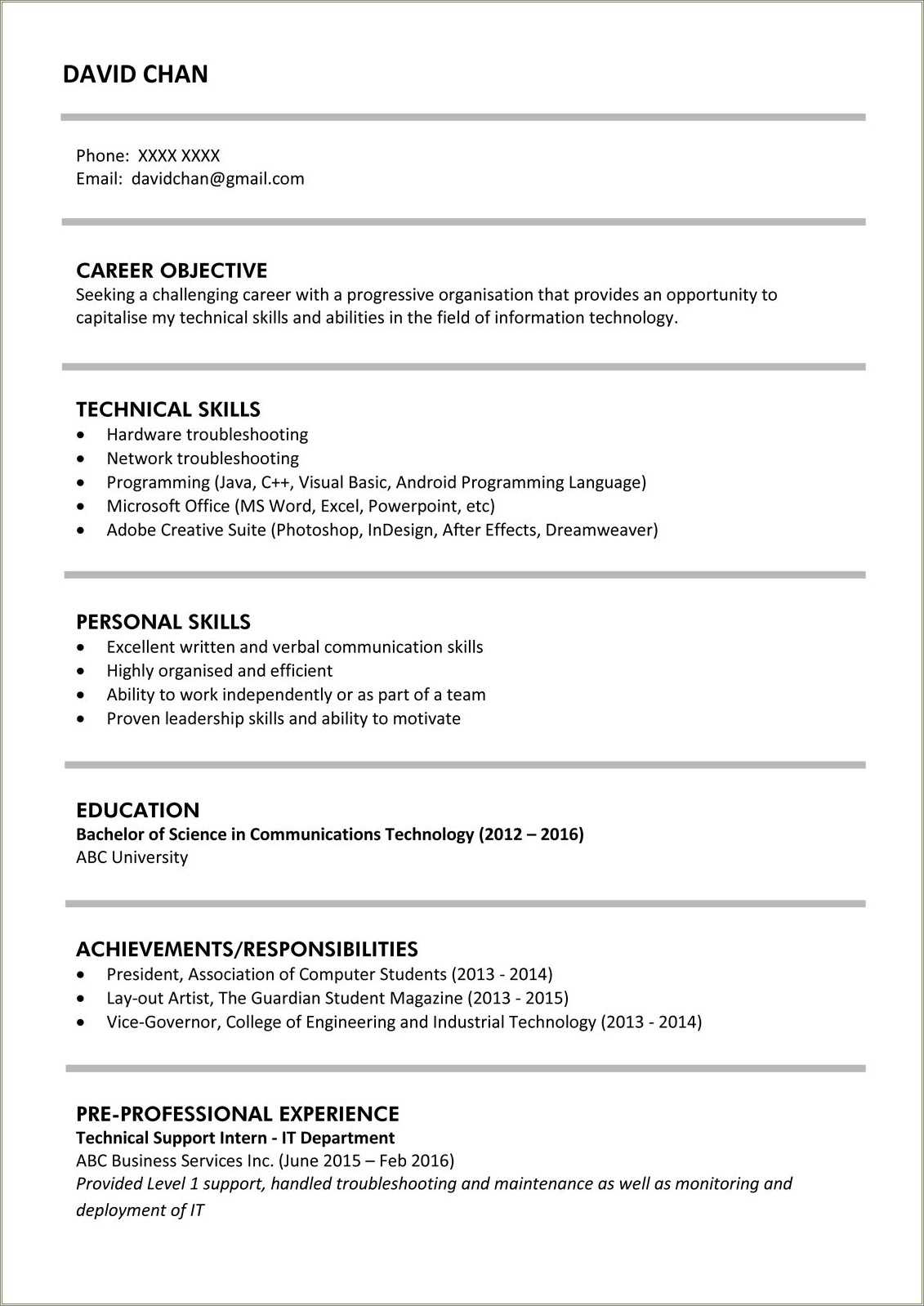 Entry Level Information Technology Resume Samples Resume Example Gallery Entry Level Information Technology Resume Samples Resume Example Gallery
