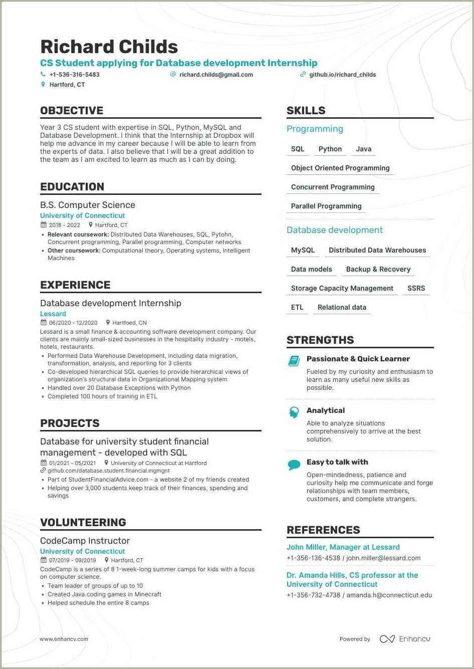 Entry Level Computer Science Resume Objective Resume Example Gallery entry-level-computer-science-resume-objective-resume-example-gallery